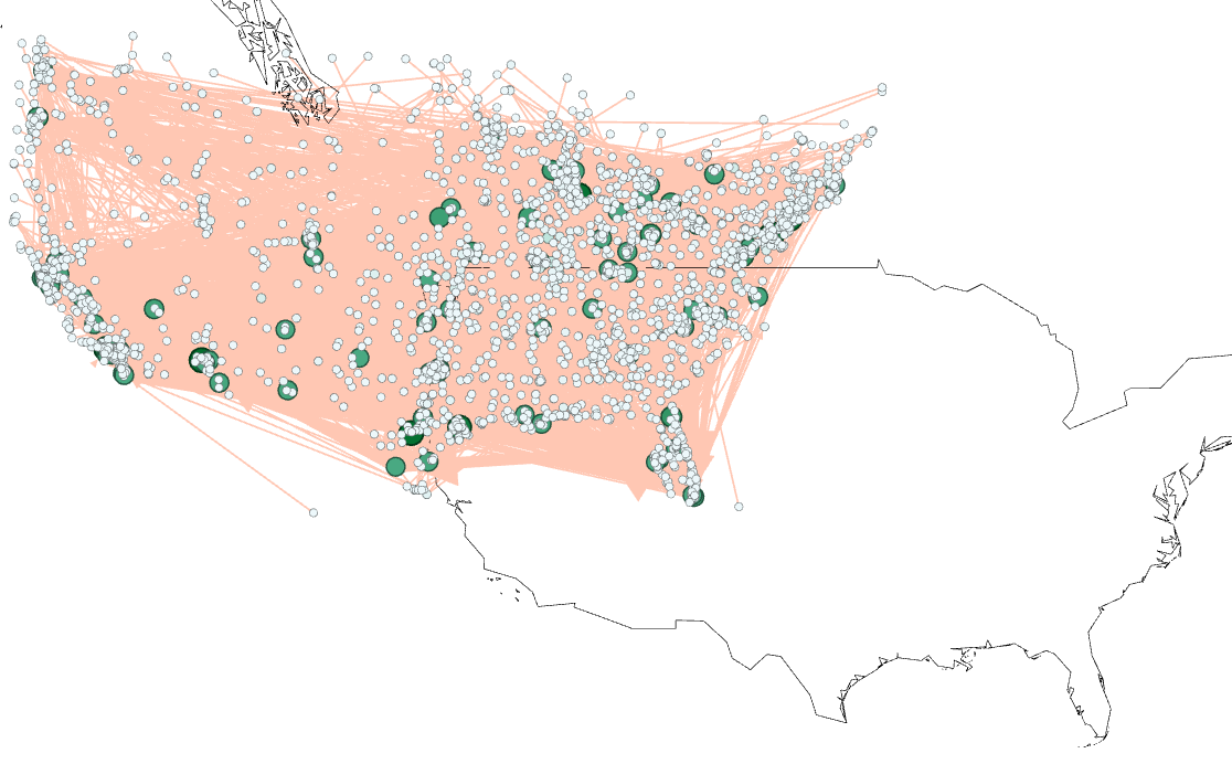 Gephi——基于插件Map of countries和Geo layout的地理坐标网络可视化 - 知乎