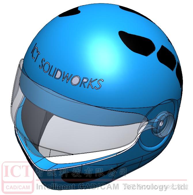 SOLIDWORKS造型设计“头盔”技术文章！ - 知乎