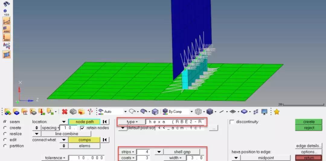 HyperMesh 在缝焊和粘胶上的应用 - 知乎