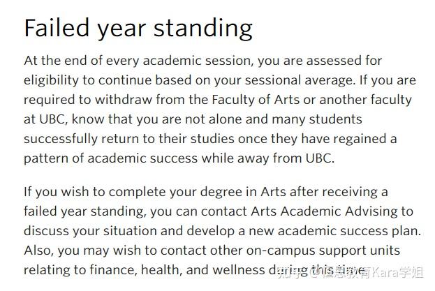 UBC Failed Year是什么？会被UBC退学吗？ - 知乎