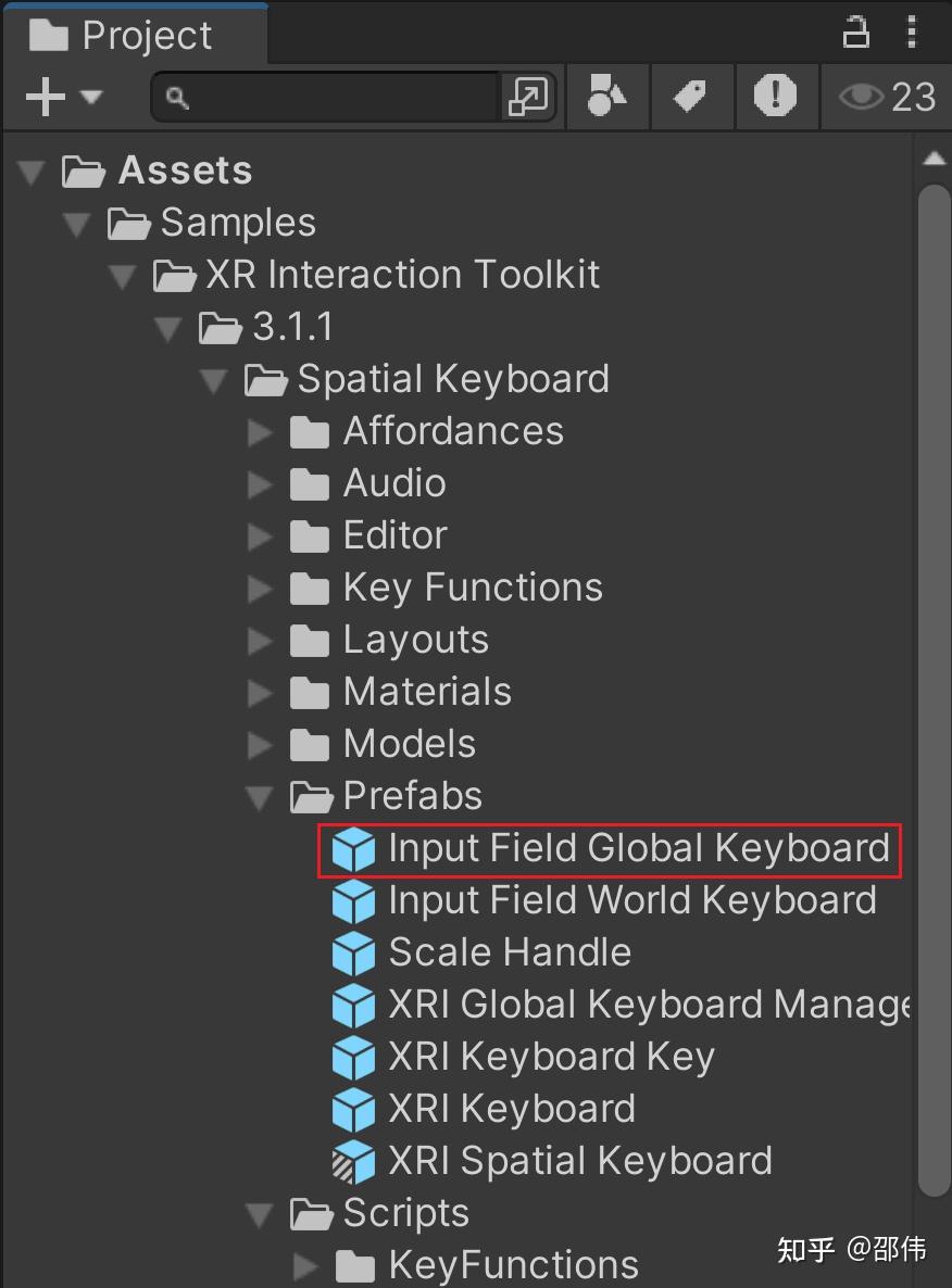 Interaction Toolkit 空间键盘（Spatial Keyboard）功能的实现 - 知乎