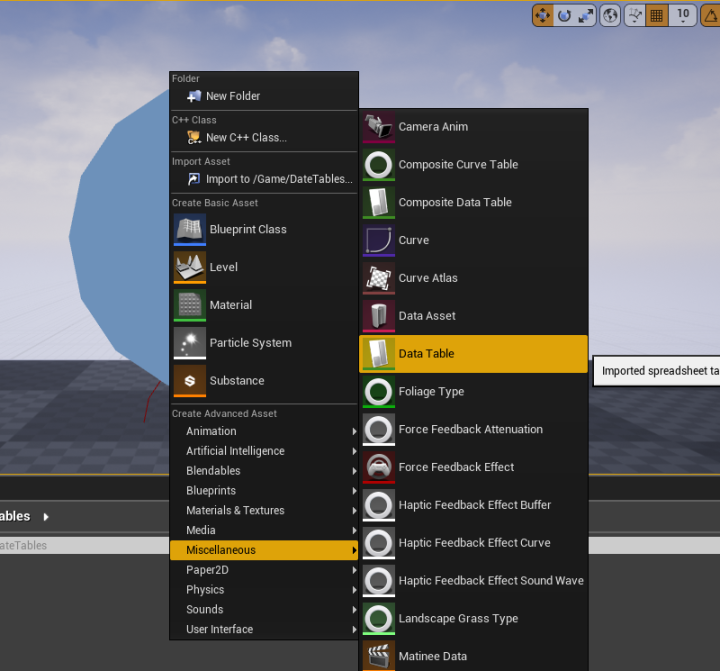 UE4中使用数据表DataTable(C++版本） - 知乎
