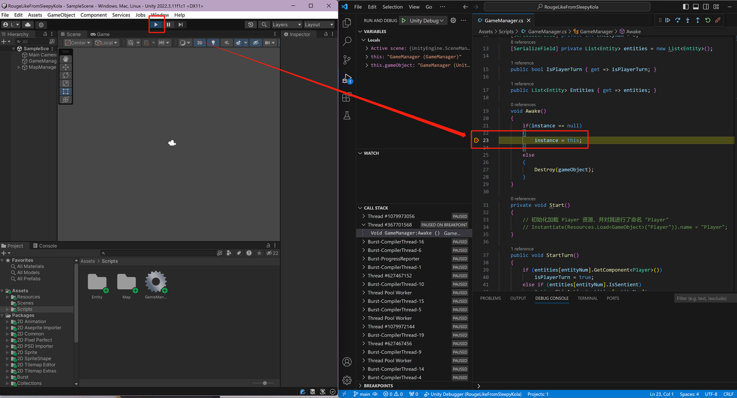 [GameDev]VSCode无法调试Unity程序 - 知乎