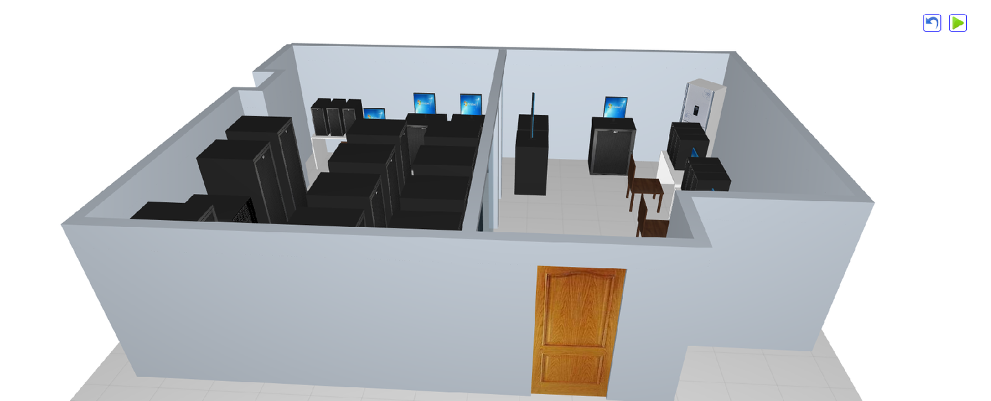 基于 HTML5 的 WebGL 经典 3D 虚拟机房漫游动画 - 知乎