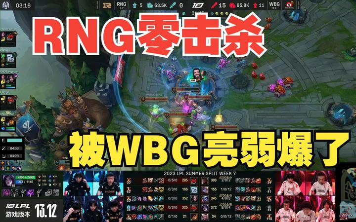 第一局零击杀，被亮弱爆了！RNG苦战三局，不敌WBG！ - 知乎
