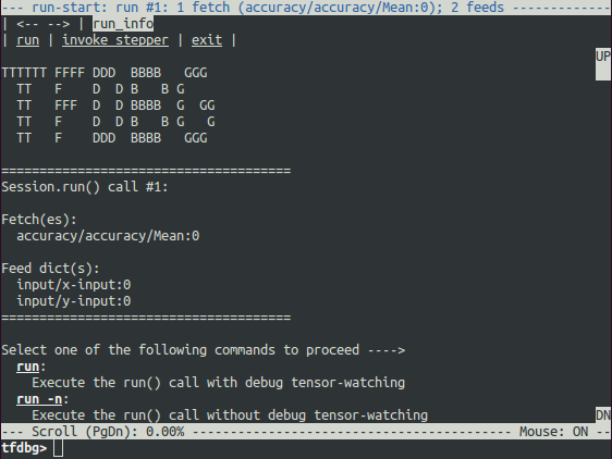 TensorFlow 的 debug 工具 tfdbg 使用 - 知乎