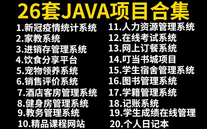 【毕设项目】java毕设项目合集(附源码) 知乎