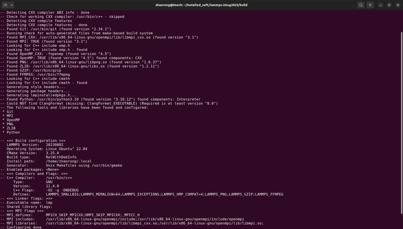 LAMMPS 软件的安装与运行 - 知乎