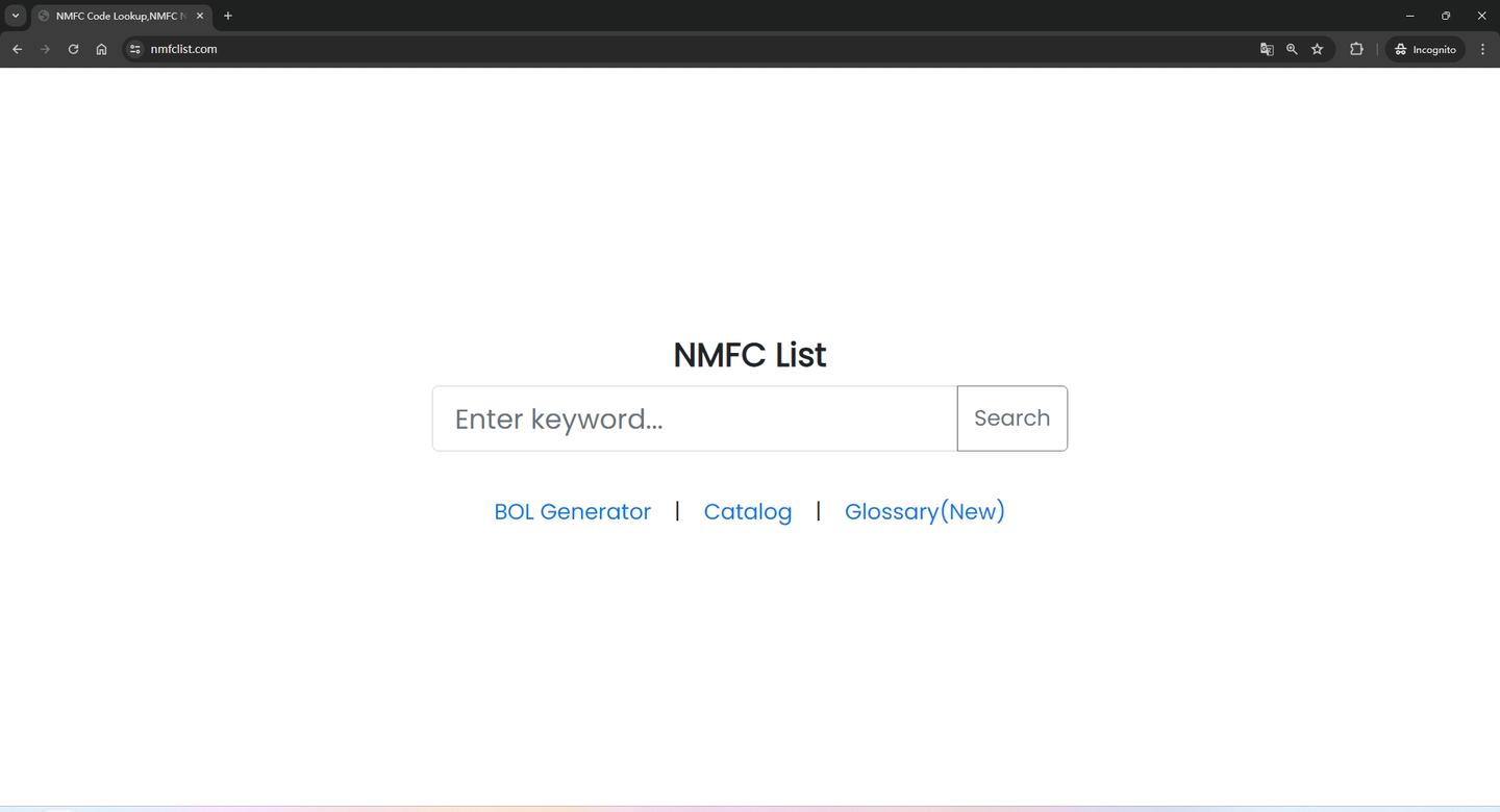 【做了个极度细分的网站】：Freight NMFC Code Lookup | 老外收钱，我免费 - 知乎