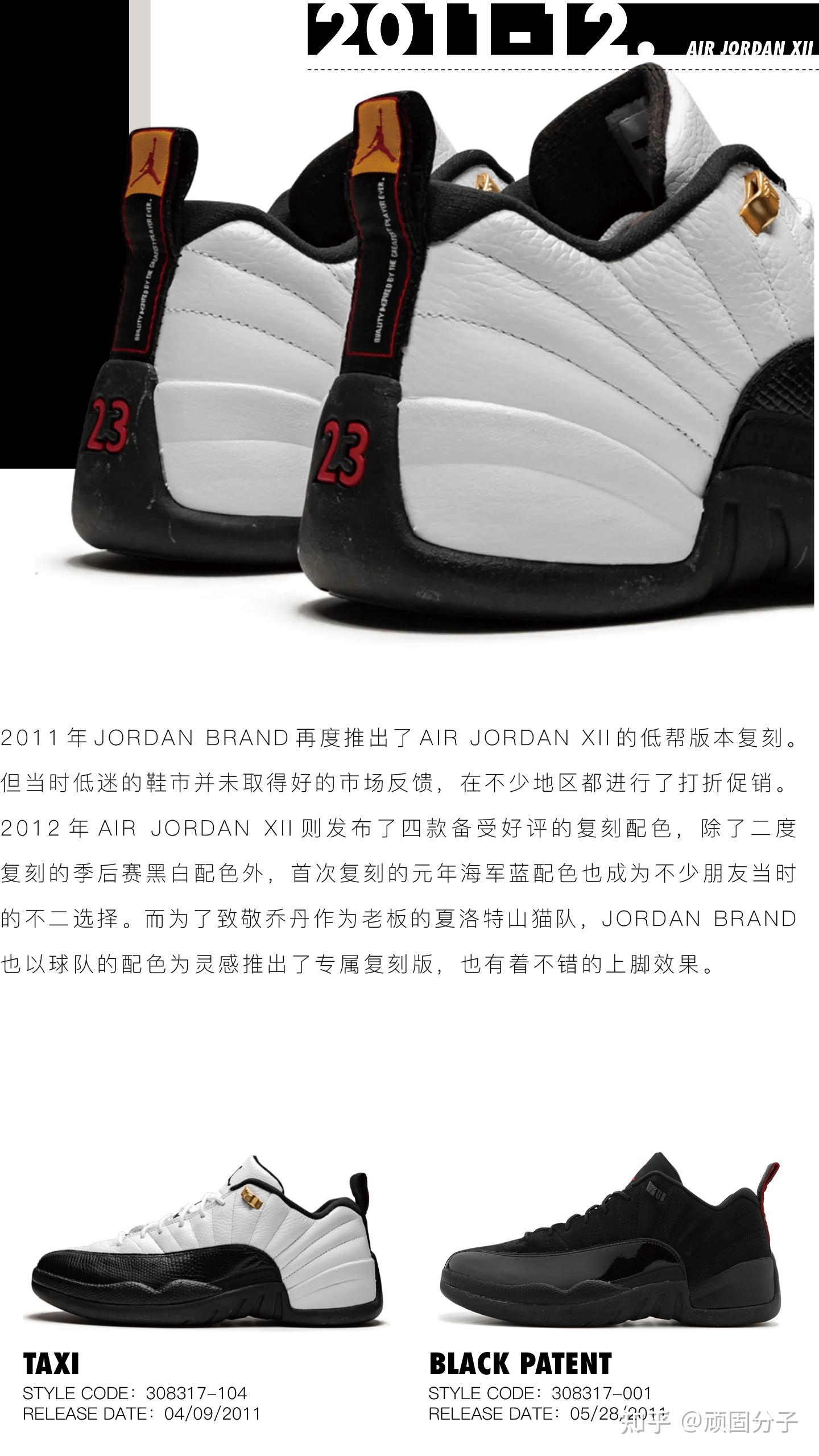 史上最强AIR JORDAN 12市售配色全收录 - 知乎