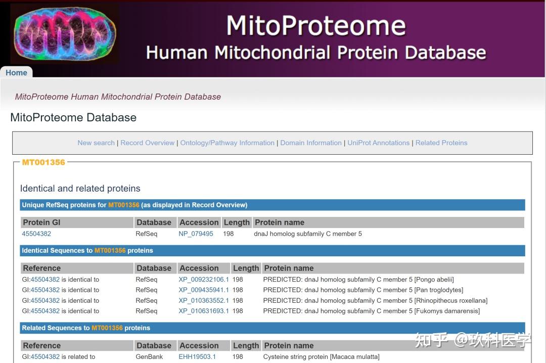 【收藏】常用的线粒体基因相关数据库 - 知乎