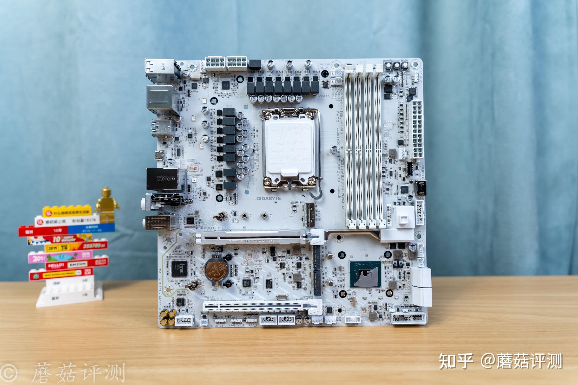 梦幻白装，打造小体积钢炮主机，技嘉冰雕Z890M AORUS ELITE WF7 ICE DDR5主板 拆解评测 - 知乎