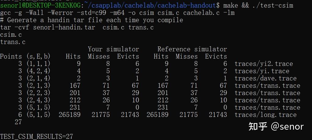 CSAPP-cache lab实验记录 - 知乎