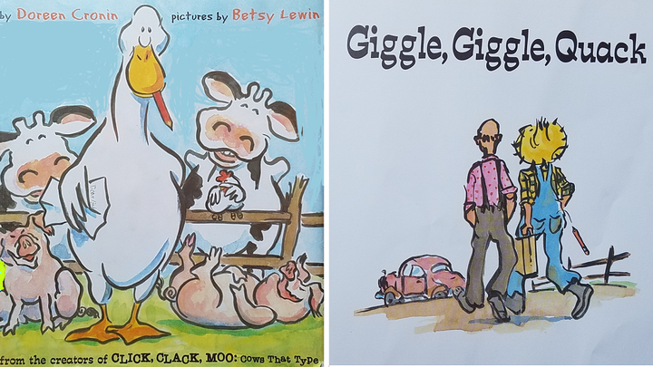 【享荐童书】嘻哈农场系列英语原版绘本Giggle, Giggle, Quack 看捣蛋鬼鸭子在农场里搞的恶作剧 - 知乎