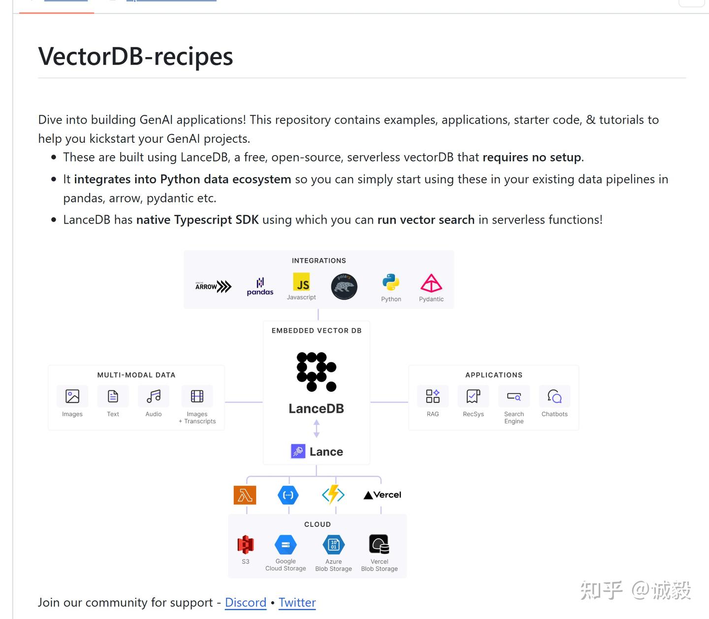 LanceDB 存储和使用多模态数据 - 知乎