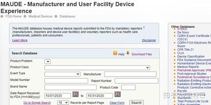 医疗器械不良事件的检索随笔 - 知乎