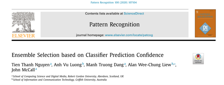 【论文尝新】基于分类器预测置信度的集成选择|Ensemble Selection based on Classifier Prediction Confidence - 知乎