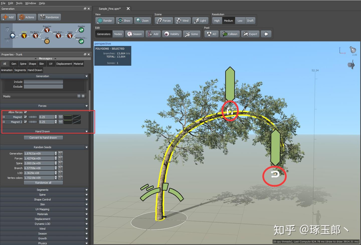 SpeedTree树木建模入门知识整理 - 知乎