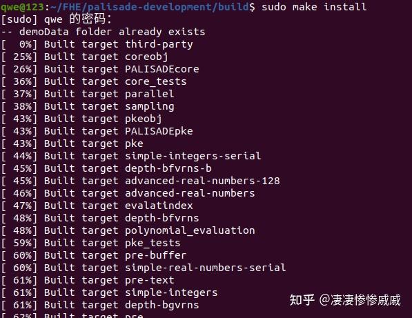 Ubuntu 安装 PALISADE 库 - 知乎