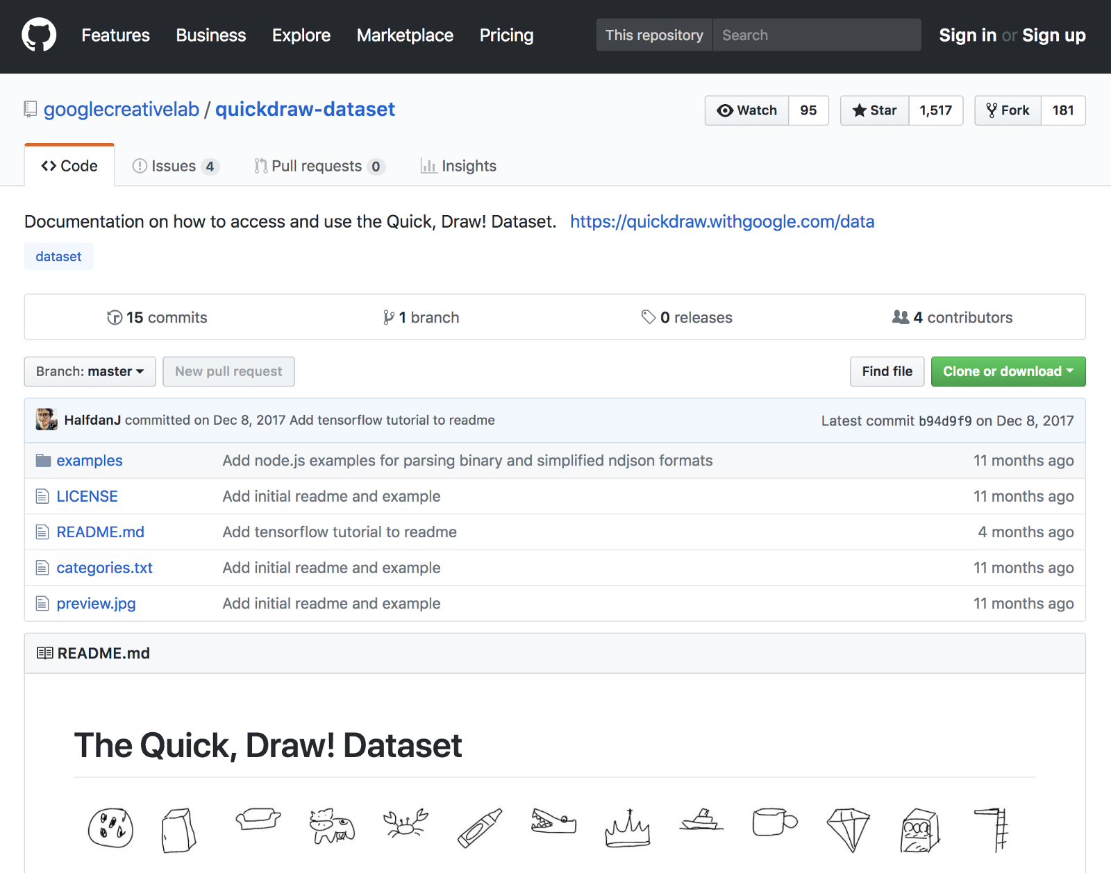 Quick Draw：全球最大的涂鸦数据集· AIA 系列 - 知乎