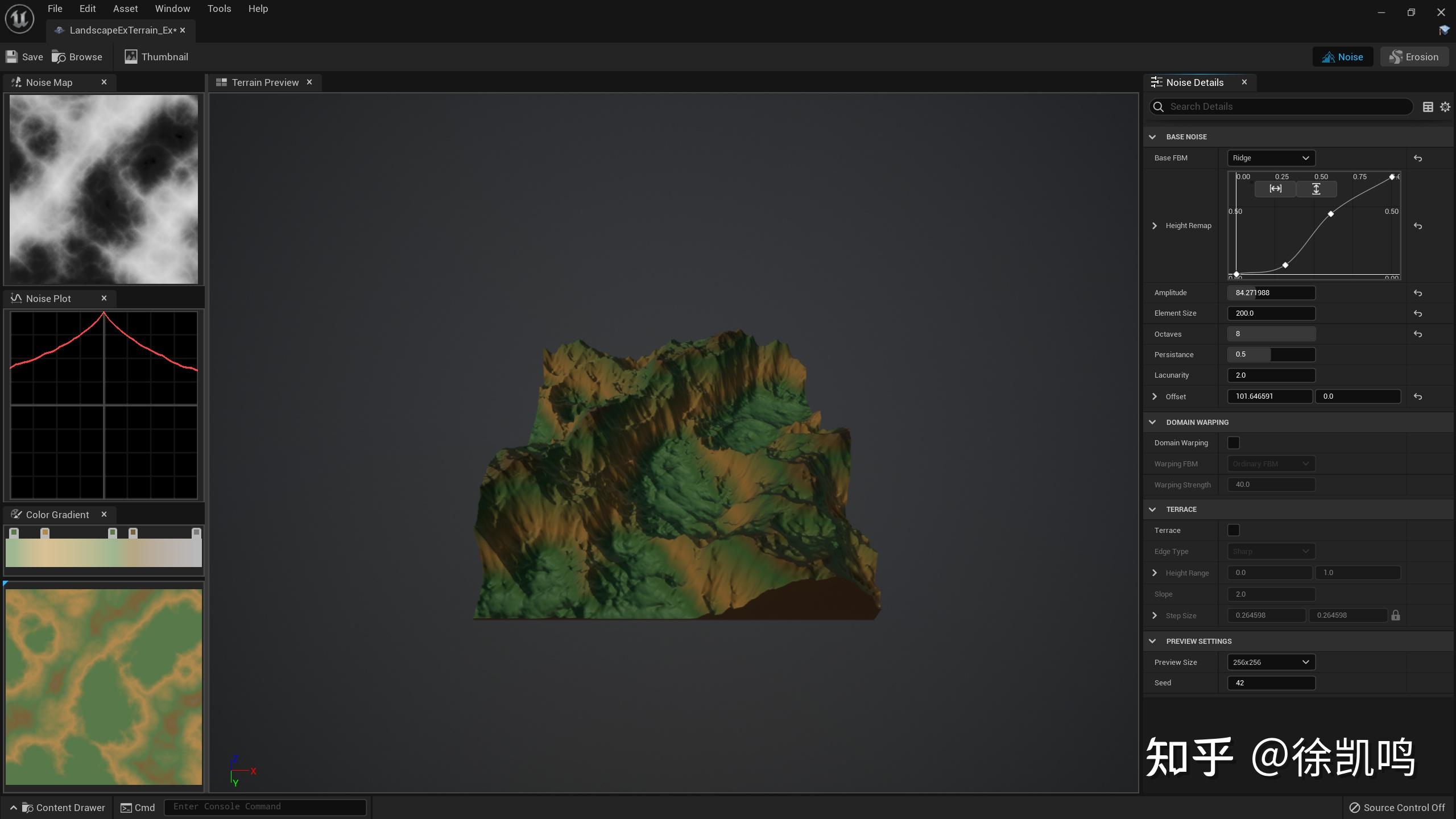 【UE5】给Landscape加一点料-地形篇（二）-地形生成 - 知乎