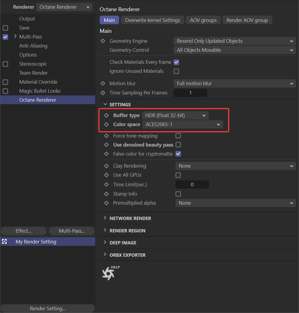 Octane ACES/OCIO如何设置？ - 知乎
