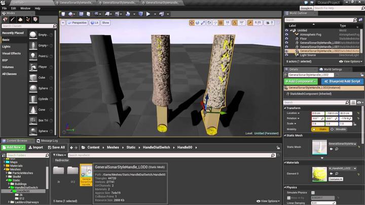 UE4 Python静态网格体LOD的自动设置 - 知乎