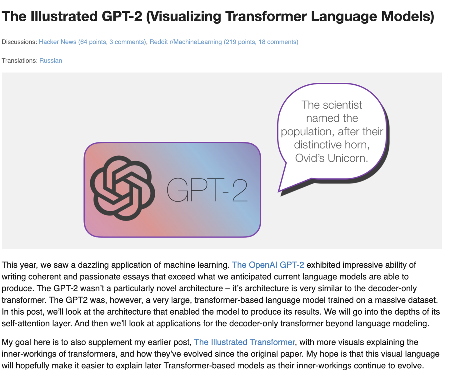 Jay Alammar大神更文！Transformer语言模型的解释性探究 - 知乎