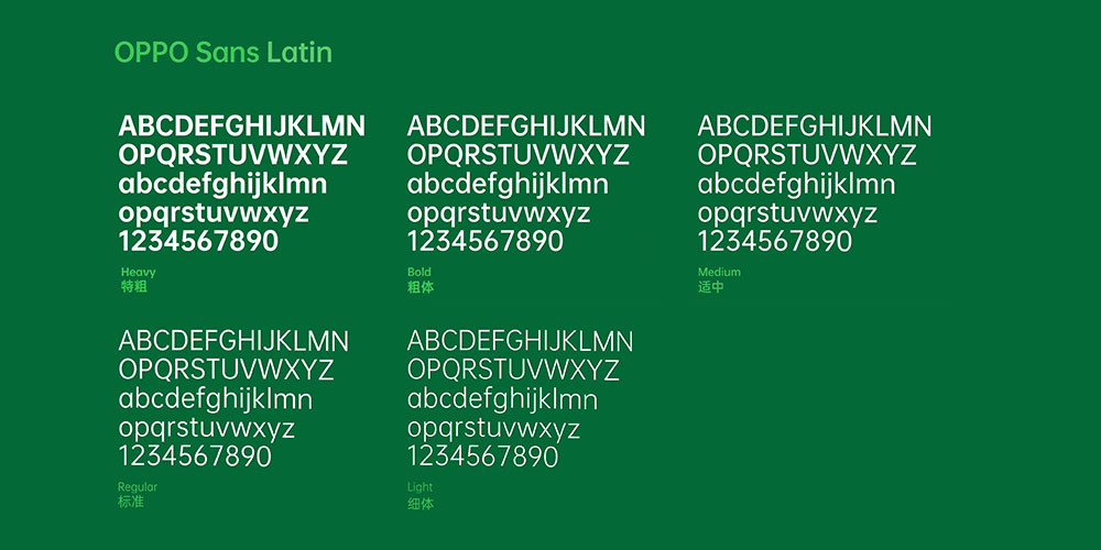 免费下载「OPPO Sans」全球化品牌字体含5种字重，可免费商用！ - 知乎