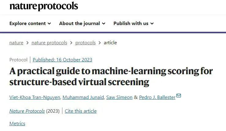 Nat. Protoc. | 基于结构的虚拟筛选指南 - 知乎