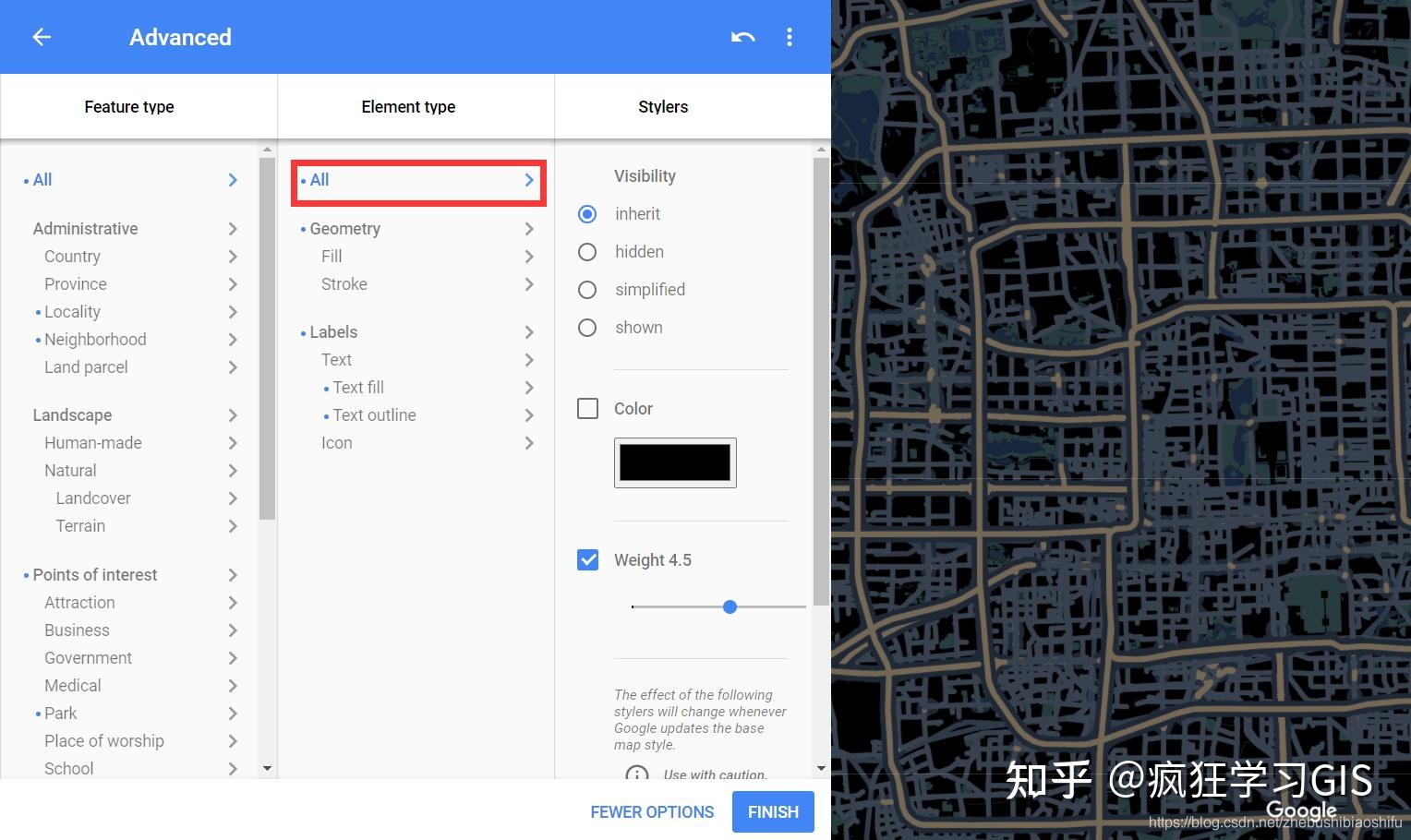谷歌地球接口Google Maps APIs地图设计样式调整与JSON或URL导出 - 知乎