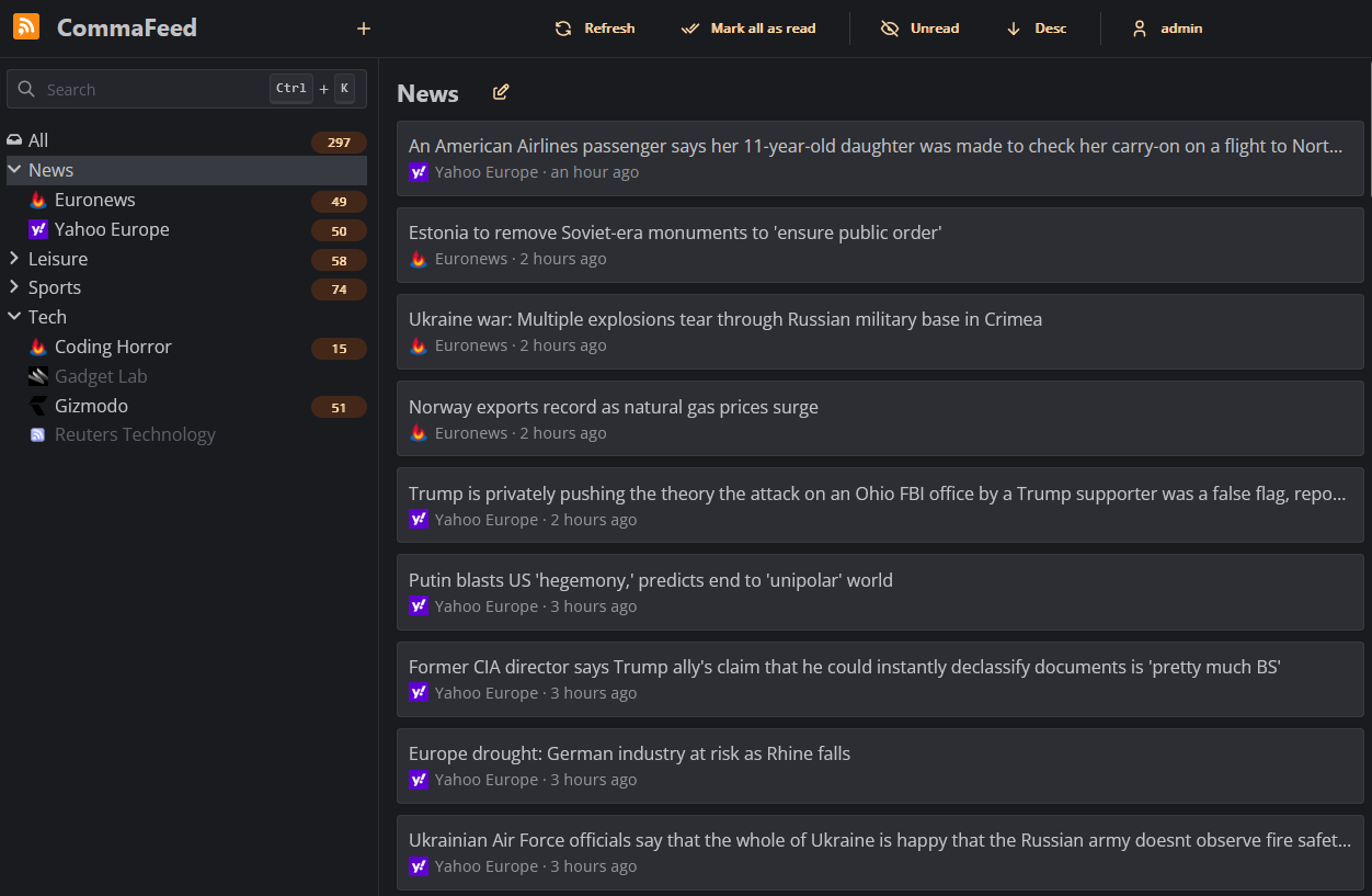 一键部署复古风RSS神器！Docker实战CommaFeed教程 - 知乎