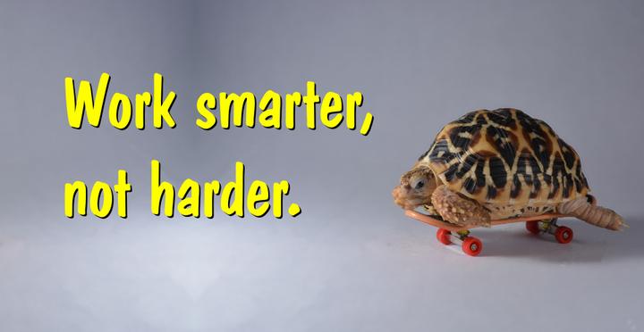 work SMARTER, not harder. - “可没那么简单.” - 知乎