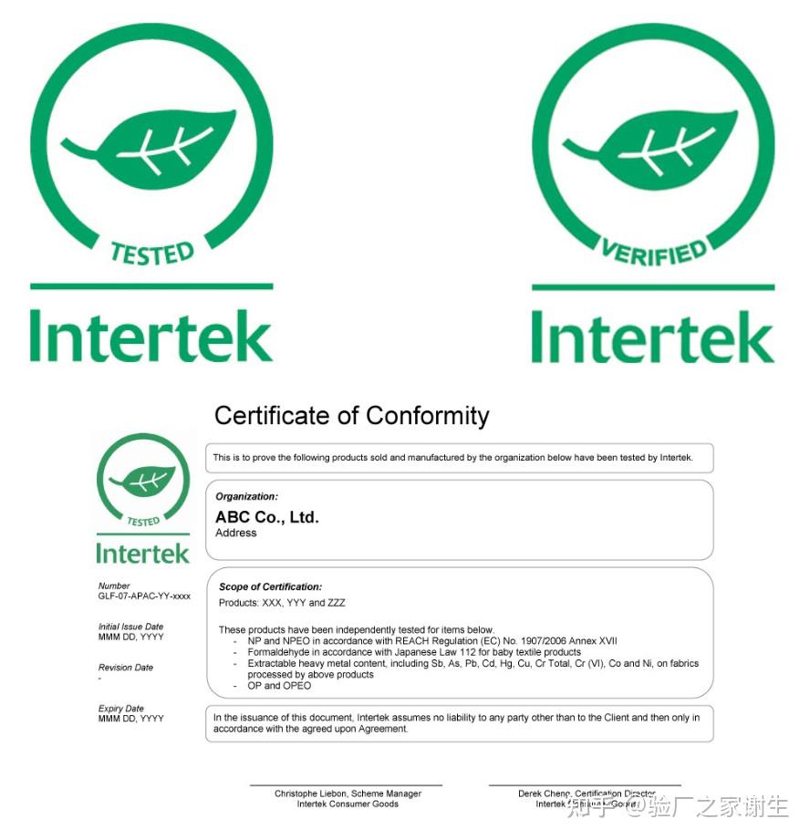 Intertek绿叶标志认证-5方面内容全面解析!!! - 知乎
