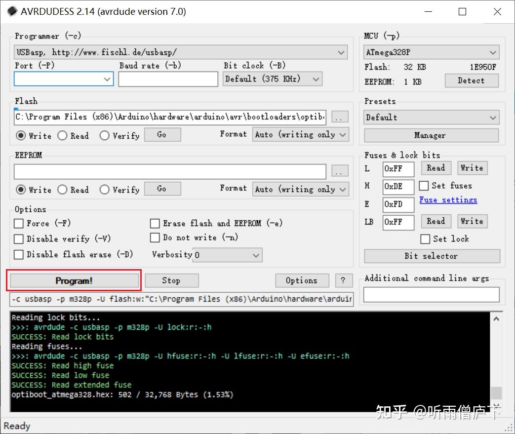 基于ATmega 328p的ARDUINO UNO bootloader 烧写（ATmega32U4也有补充） - 知乎