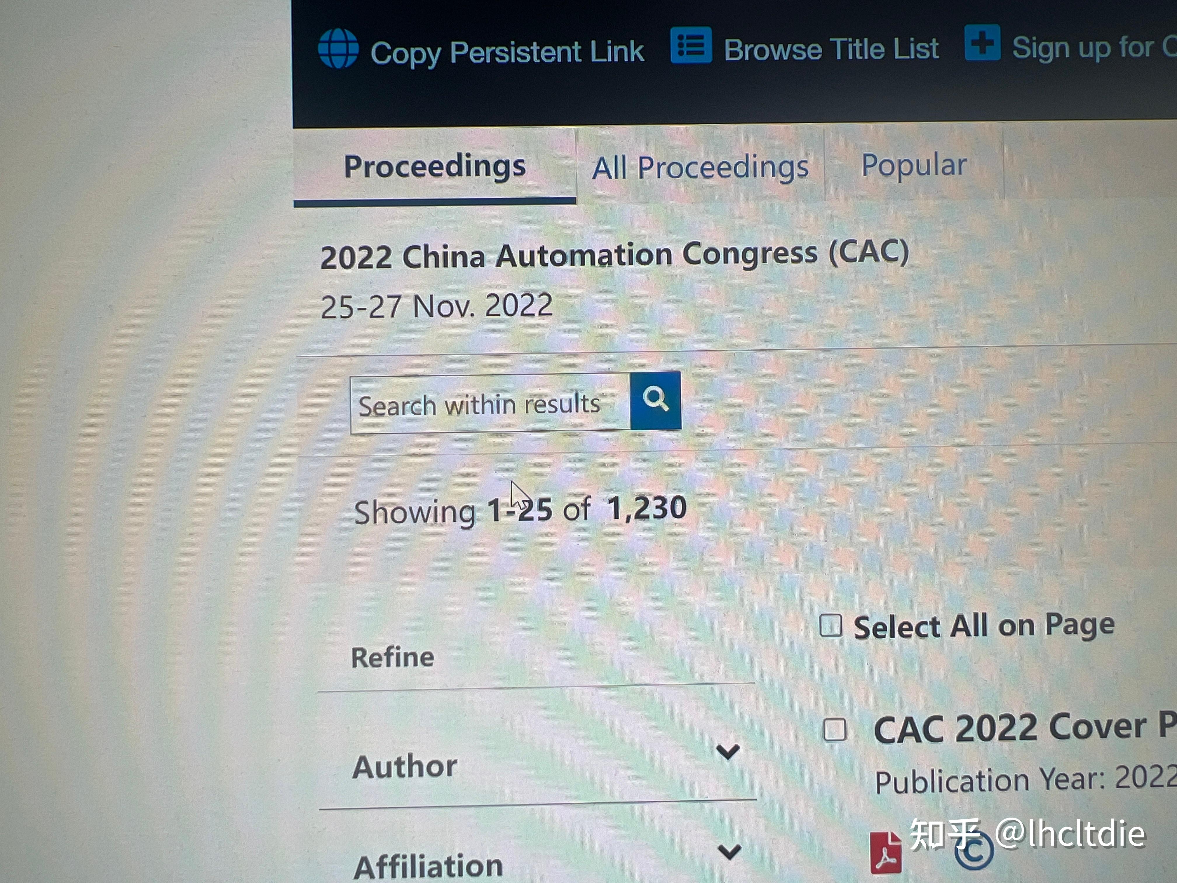 为什么中国自动化大会cac2022目前只被ei检索了60篇？ - 知乎