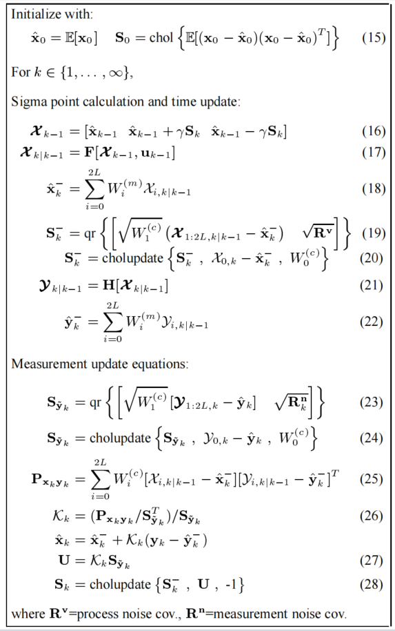 【论文阅读】【Merwe】The square-root unscented Kalman filter for state and parameter-estimation-2001 - 知乎