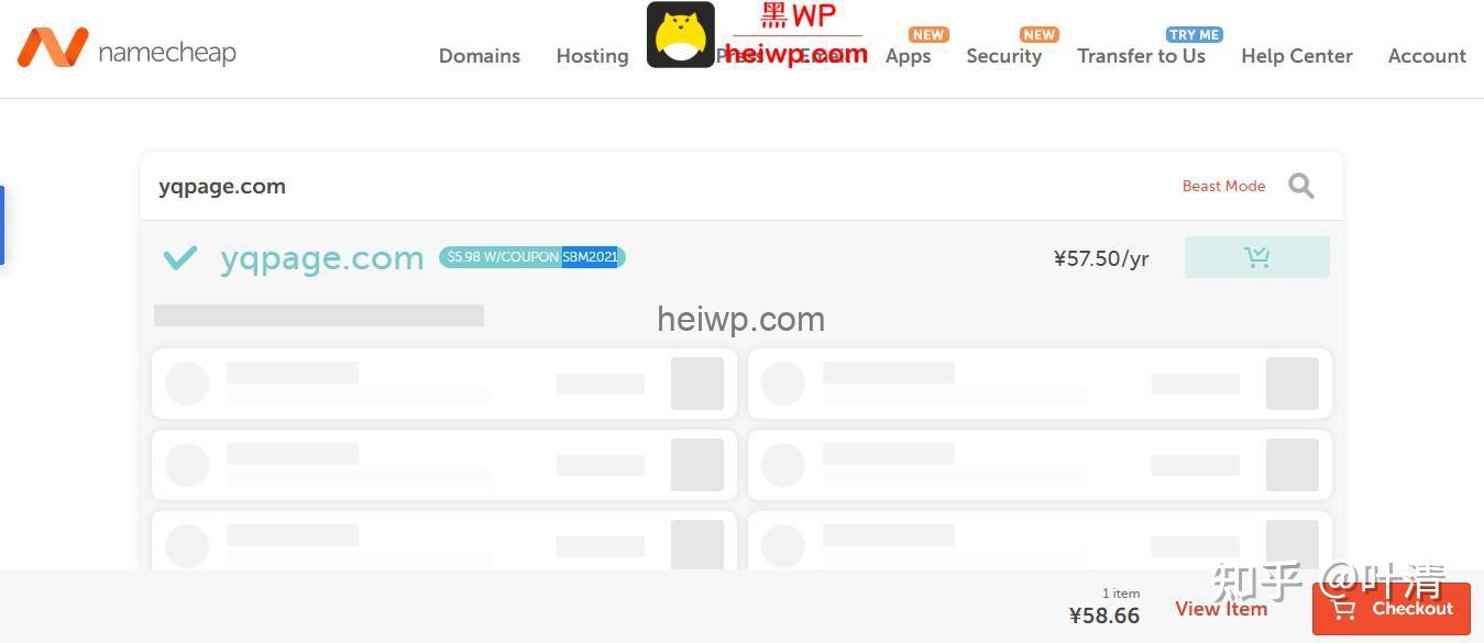 Namecheap怎么样？如何购买域名？本教程详细图文说明 - 知乎