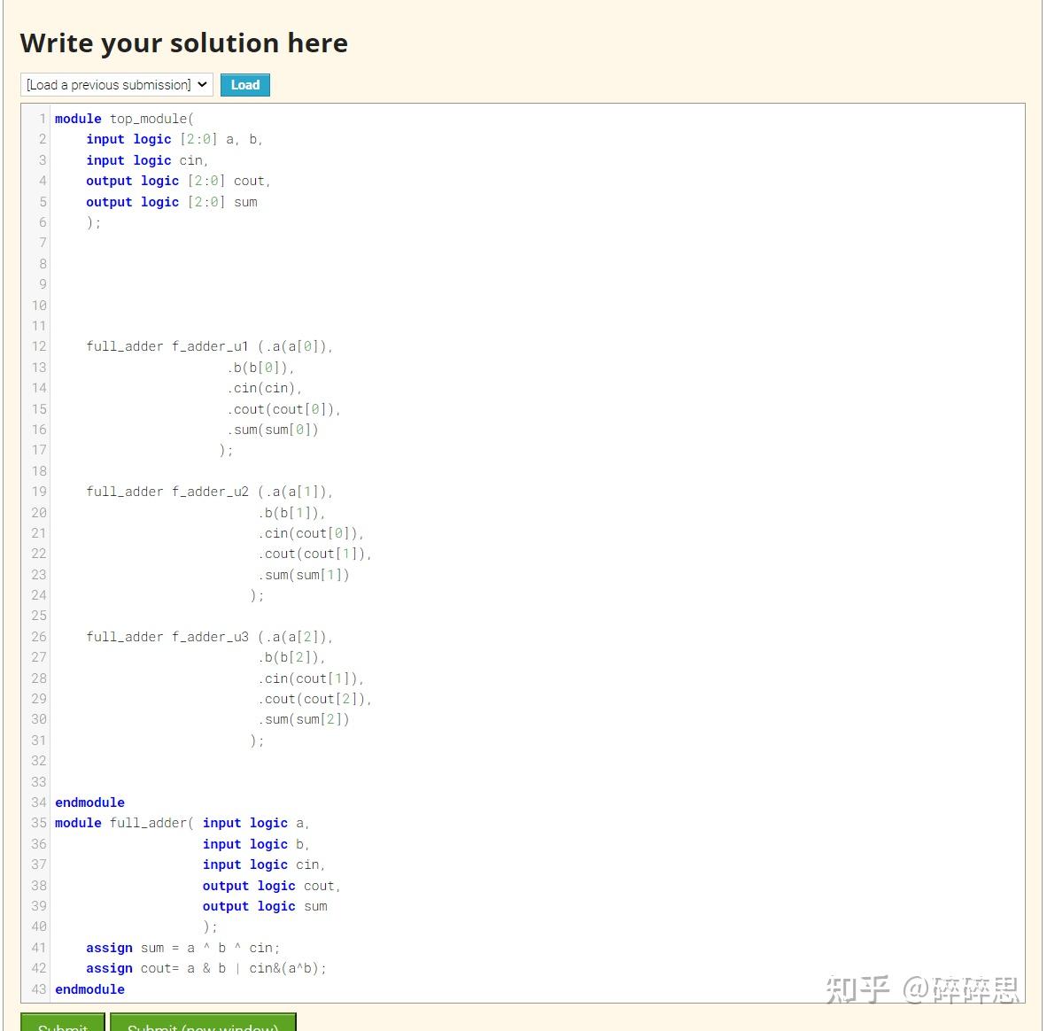 HDLBits: 在线学习 SystemVerilog（十一）-Problem 60-64 - 知乎