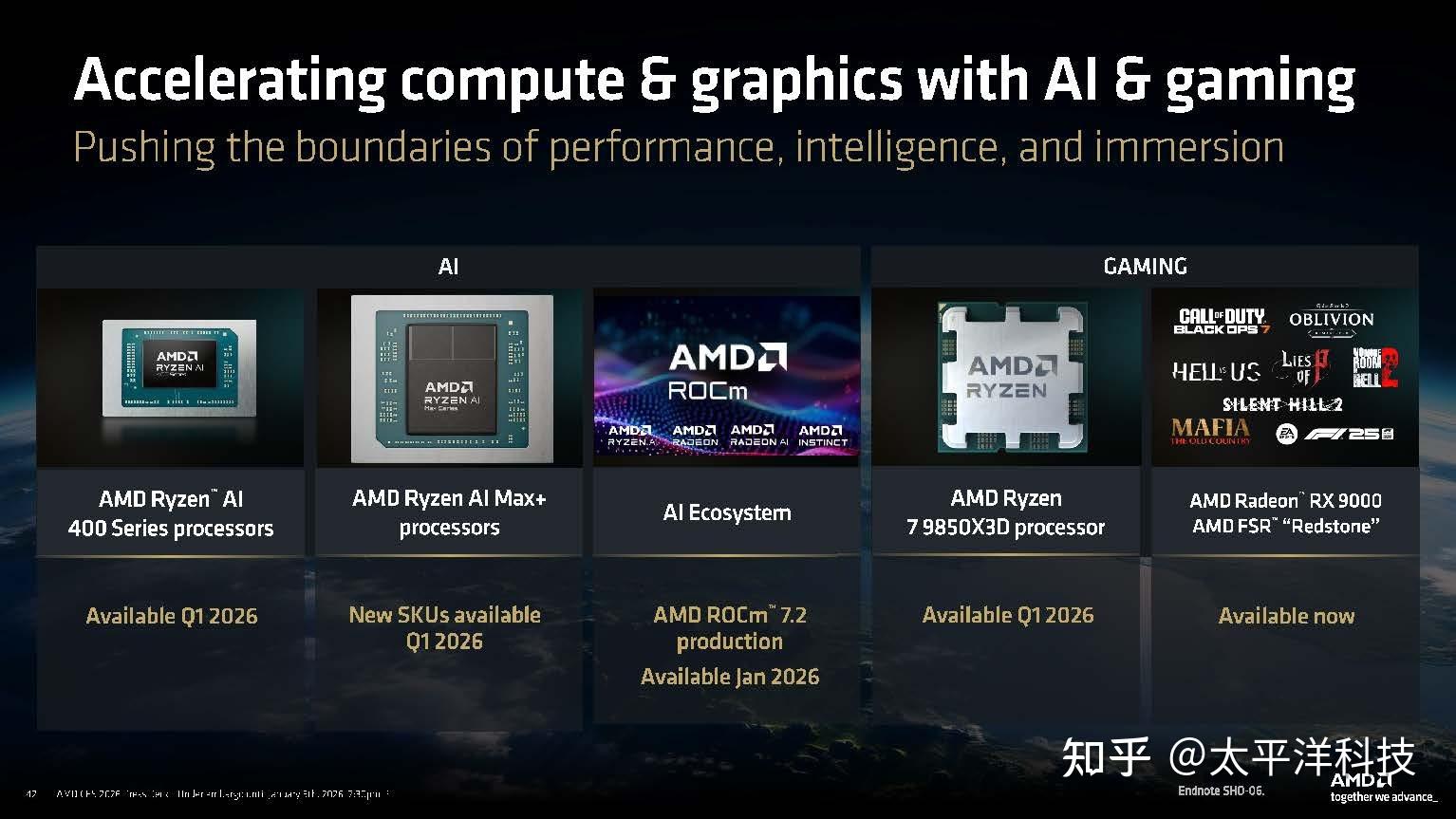 AMD CES炸场！重塑 AIPC，新X3D再造游戏巅峰 - 知乎