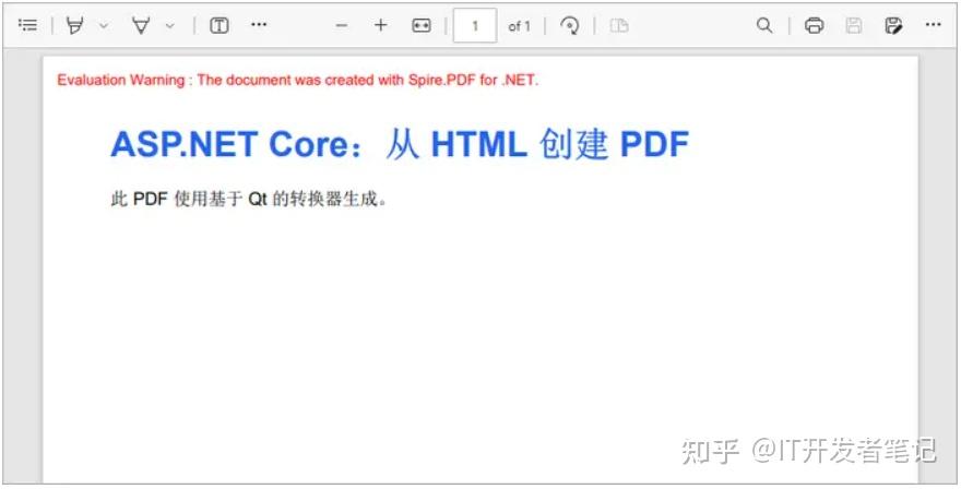 国产化PDF处理控件Spire.PDF教程：在 ASP.NET Core 中创建 PDF的分步指南 - 知乎
