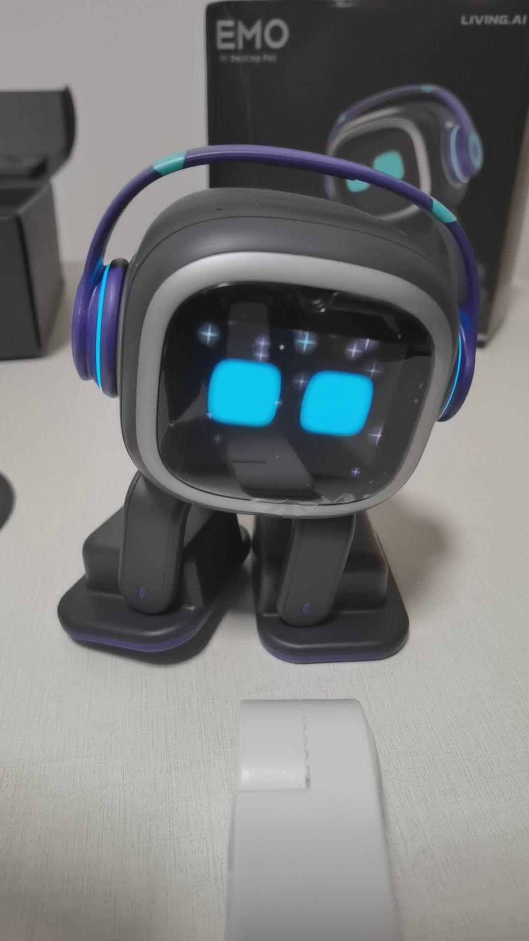 国内首发，EMO智能桌面机器人，对比Vector全方位详细评测！！！ - 知乎