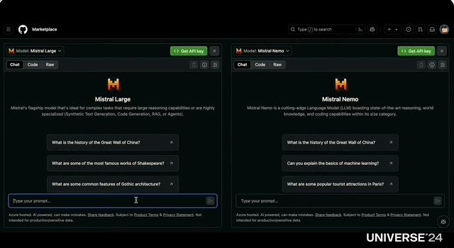 对标Hugging Face？GitHub Models新增OpenAI o1/Llama 3.2等， 新功能支持模型并排比较 - 知乎