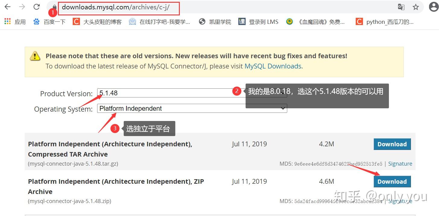 如何下载连接MySQL数据库驱动包mysql-connector-java-5.1.48-bin. jar - 知乎