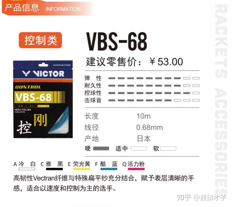 2024年羽毛球拍的线怎么选择【VBS70P/66N/70/69/68P】【XB63/BG65TI/BG95/BG80P】 - 知乎