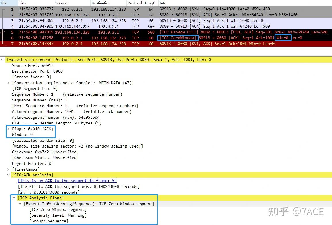 Tcp Analysis Flags 之 Tcp Zerowindow 知乎