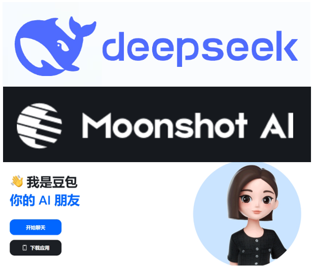 DeepSeek, Kimi, 豆包的区别 - 知乎