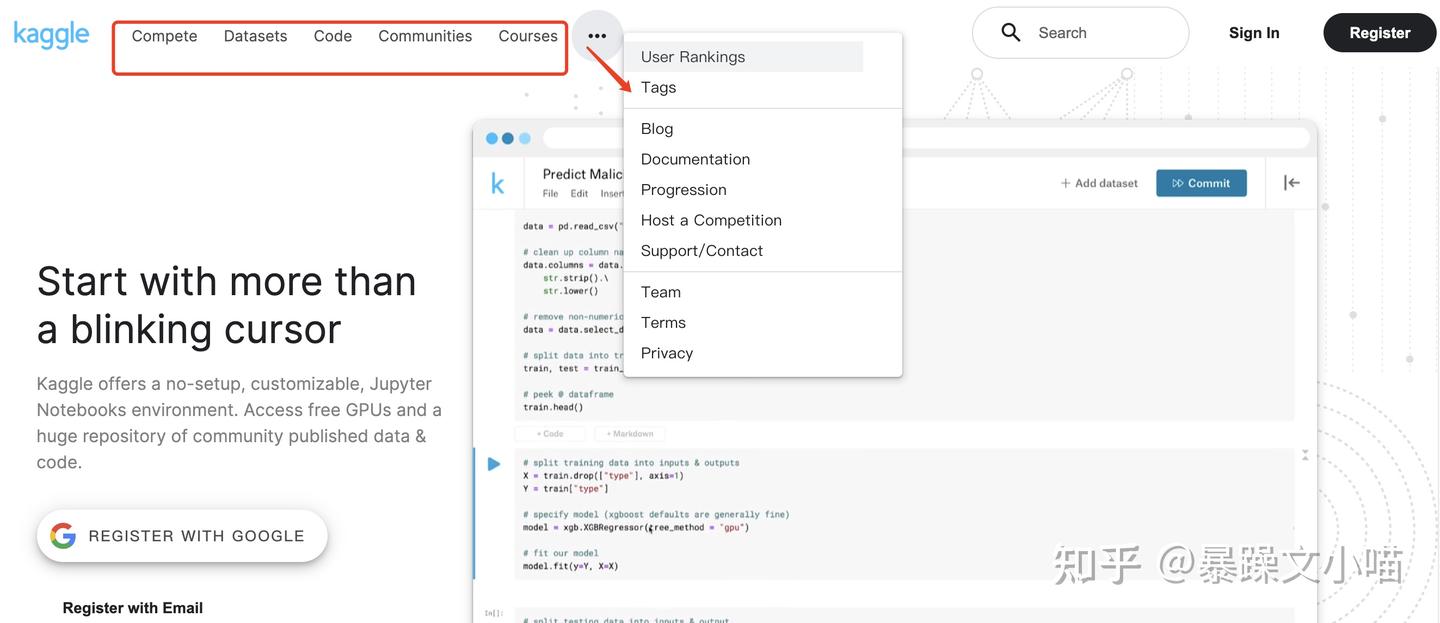 机器学习、数据分析免费学习平台——kaggle - 知乎