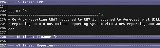 VIM学习笔记 折叠 (Fold) - 知乎