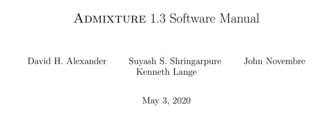 Admixture使用说明文档cookbook - 知乎